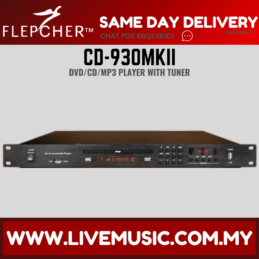 Flepcher CD-930 CD/MP3 Player with Tuner ( CD930 / CD 930 ) | Shopee Malaysia
