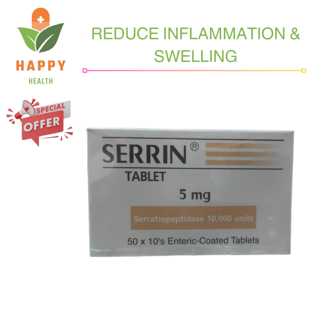 [ Exp 7/2026 ] SERRIN 5MG TABLET ( 50 X 10 TABLETS ) | Shopee Malaysia