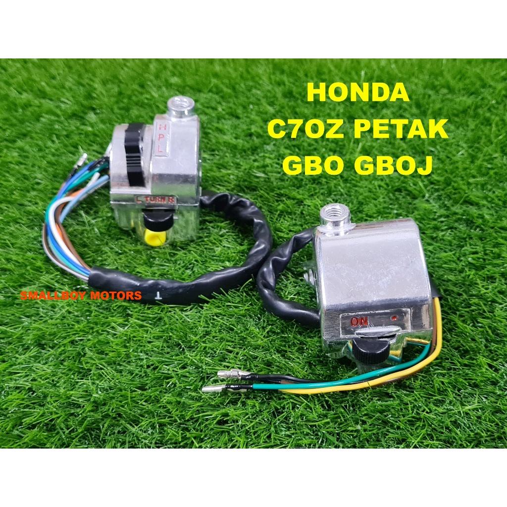 HONDA C70Z PETAK GBO GBOJ LEFT RIGHT HANDLE SWITCH KIRI KANAN LH RH ...