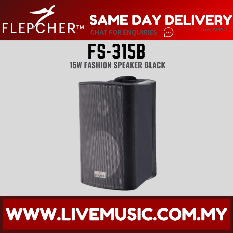 Flepcher FS-315 Fashion Speaker - Black / White ( FS315 / FS 315 ) | Shopee Malaysia