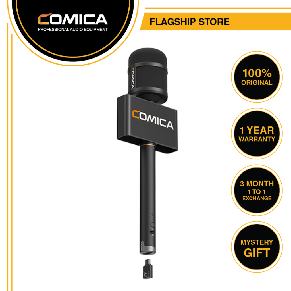 COMICA Revo S Wireless Reporter Microphone for Smartphone | Shopee Malaysia