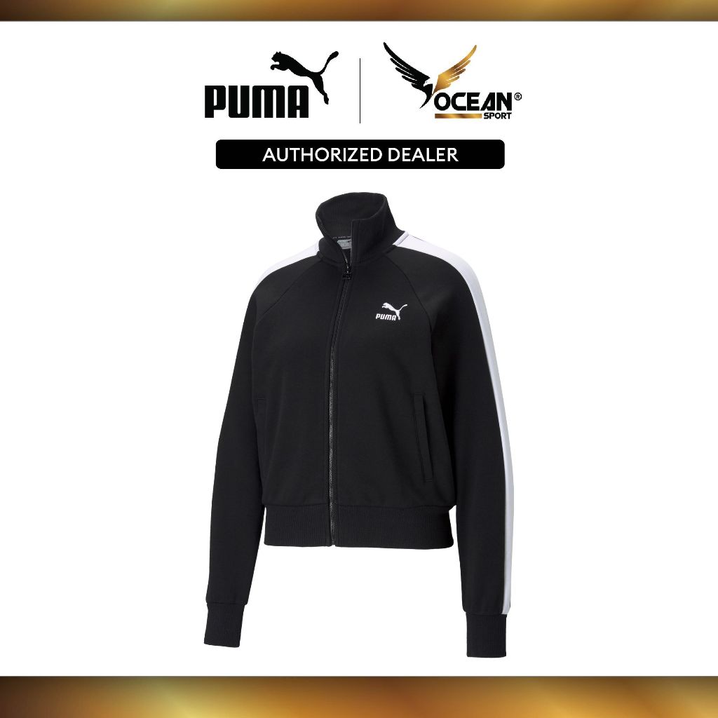 Puma Iconic T7 Women Track Jacket TR Black 53007801 | Shopee Malaysia