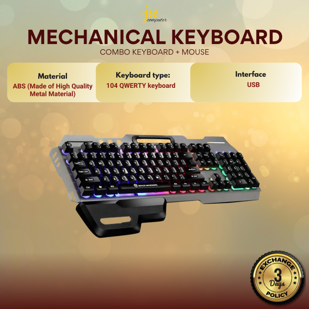 Mechanical Keyboard | SPACE WARSHIPS | Gaming Focused | Shopee Malaysia