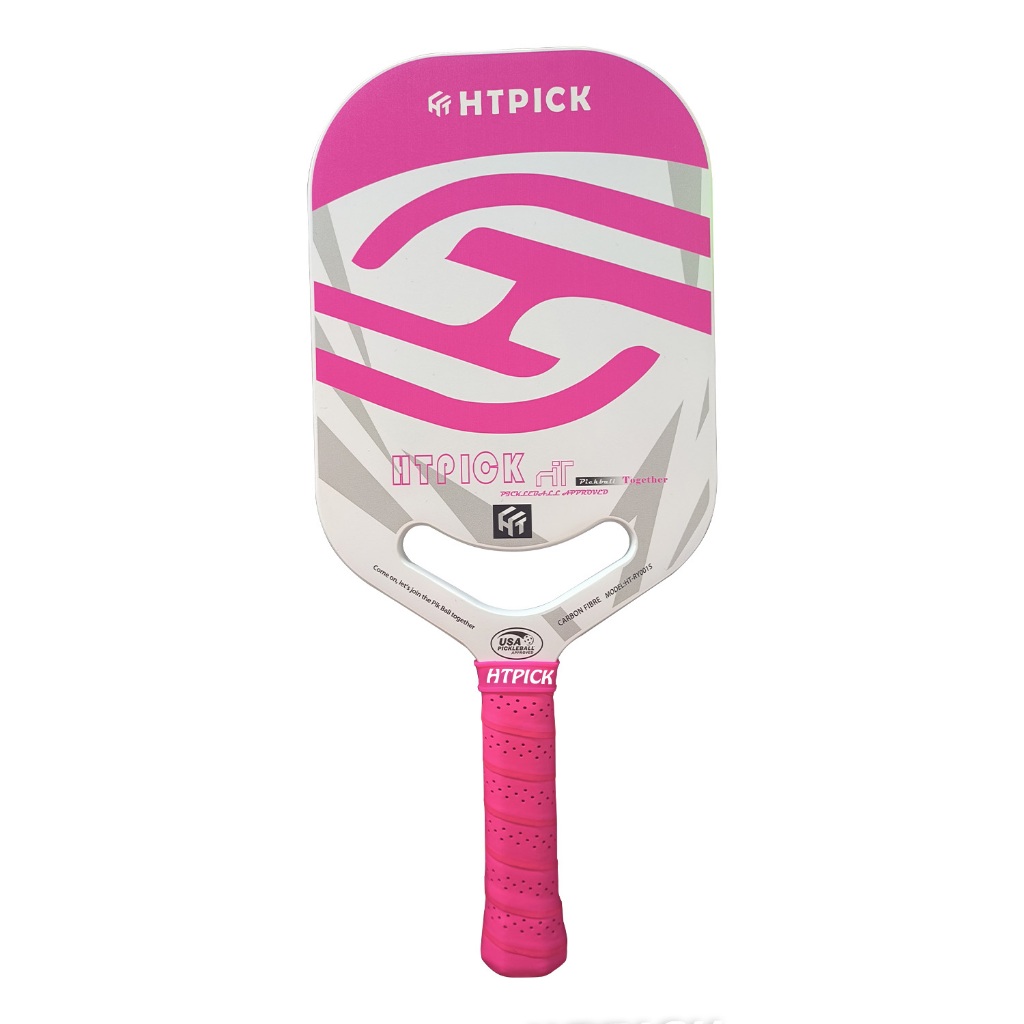 HTPick Pickleball Paddle T700 Carbon Fibre USAPA Approved Hot Pressed ...