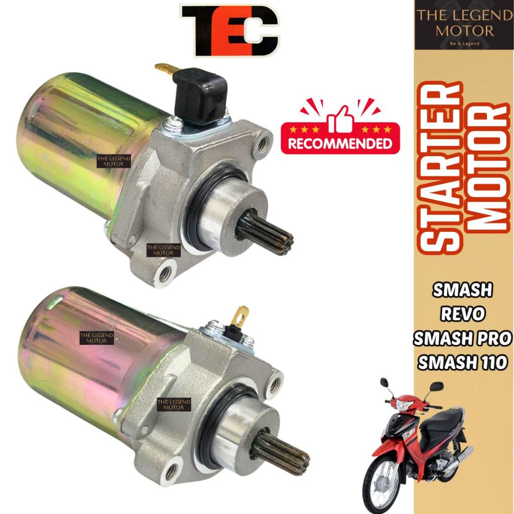 SUZUKI SMASH110 SMASH PRO REVO STARTER MOTOR ASSY STATER MOTO ELECTRIC ...