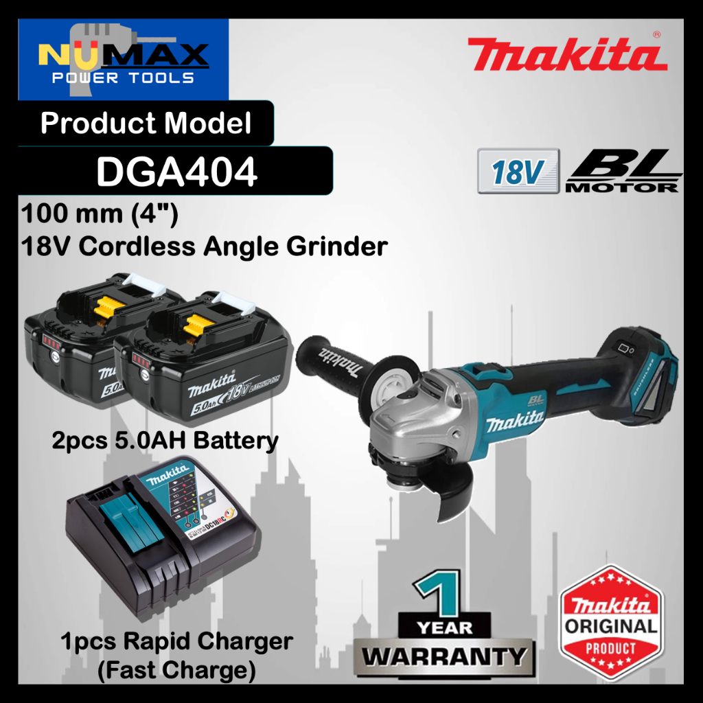 Makita DGA404 18V Cordless Angle Grinder DGA404 | Shopee Malaysia