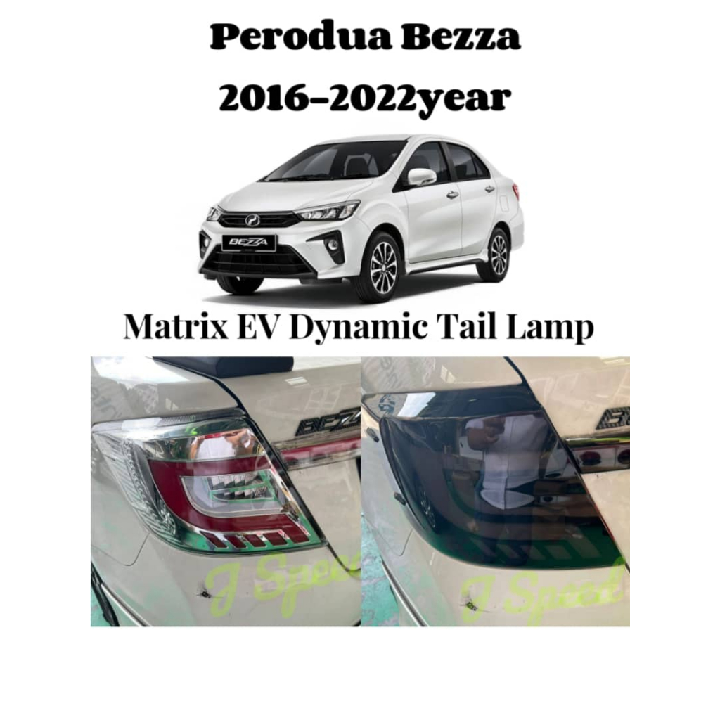 Perodua Bezza 2016-2022year Matrix EV Dynamic Tail Lamp Signal Running ...