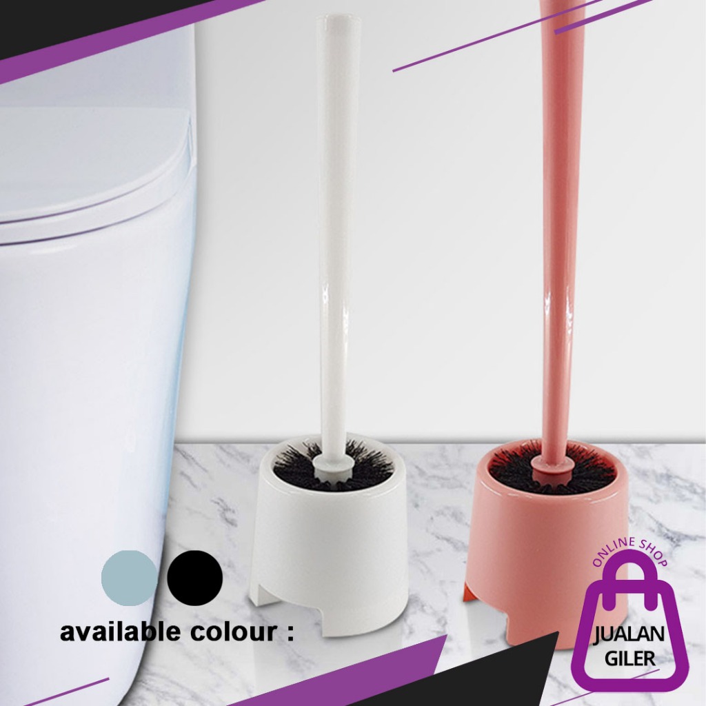 TOILET BRUSH WITH HOLDER TOILET BOWL CLEANER CLEANING BRUSH BERUS ...
