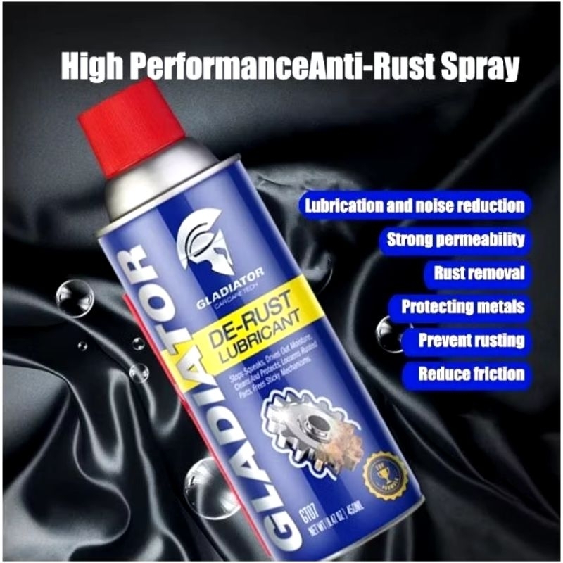 Gladiator Flamingo De-Rust Lubricant Anti Rust Spray Rust Remover 450 ...