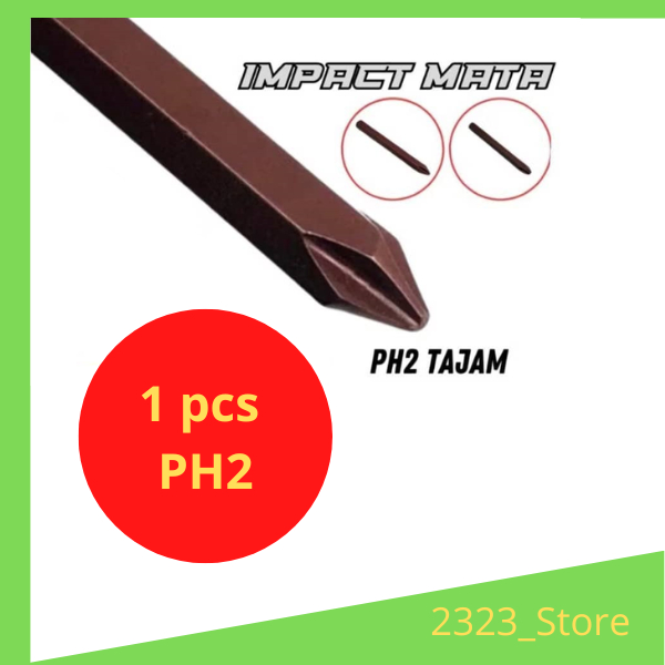 1 PCS Impact driver bit PH2 / PH3 / mata impact / mata spanar katok ...