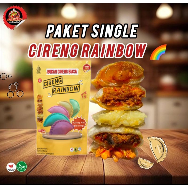 CIRENG RAINBOW WARNA KUNING 6PCS CIireng ISI frozen food jajanan ...