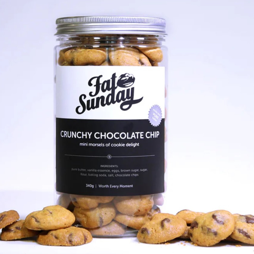 Fat Sunday Crunchy Choco Chip Cookies, 340g (Assorted) | Shopee Malaysia