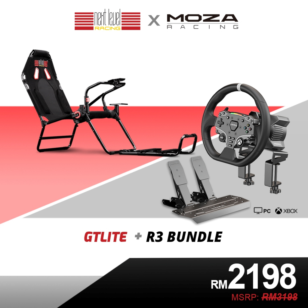 NEXT LEVEL RACING X MOZA RACING | R3 / GTLITE RACING COCKPIT | RACING ...