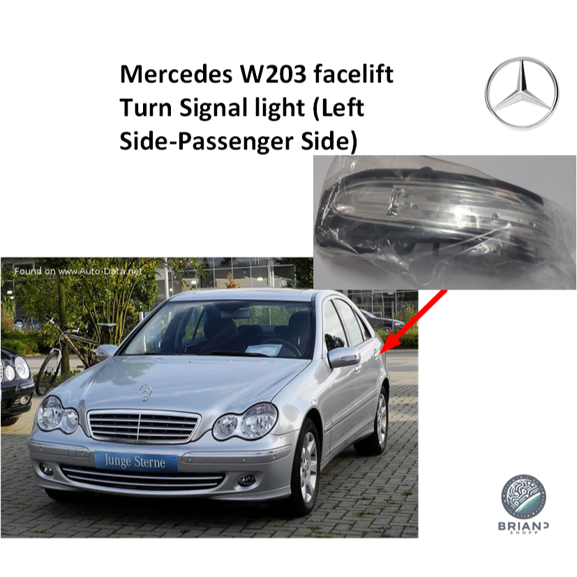 Mercedes Benz W203 facelift model Turn signal light LED (Left passenger ...