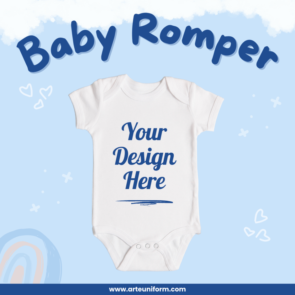 CUSTOM Baby Romper Baju Cotton Print Design Sendiri Customize Romper ...