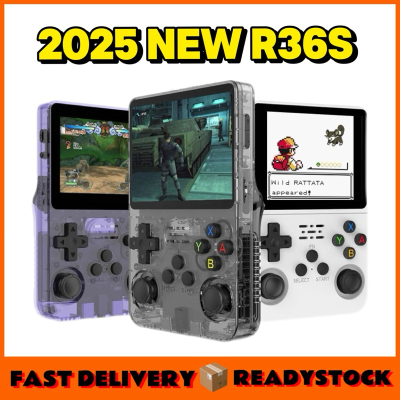 R36S ARKOS New Retro Handheld Video Portable Game Console Linux System ...