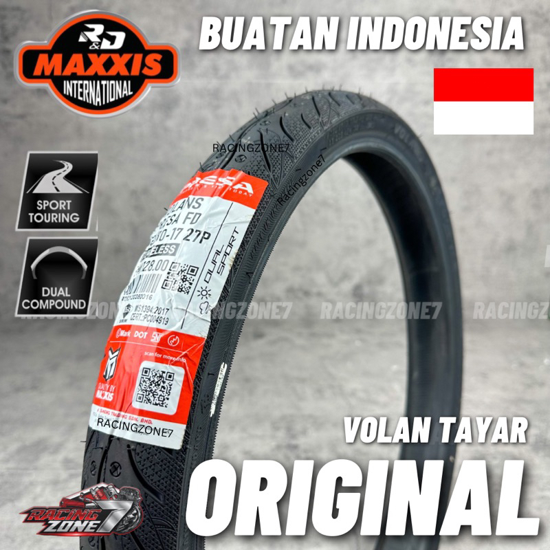 2024 MAXXIS VOLANS TAYAR TURELESS PRESA MAFD 60/80/17 70/80/17 70/90/17 ...