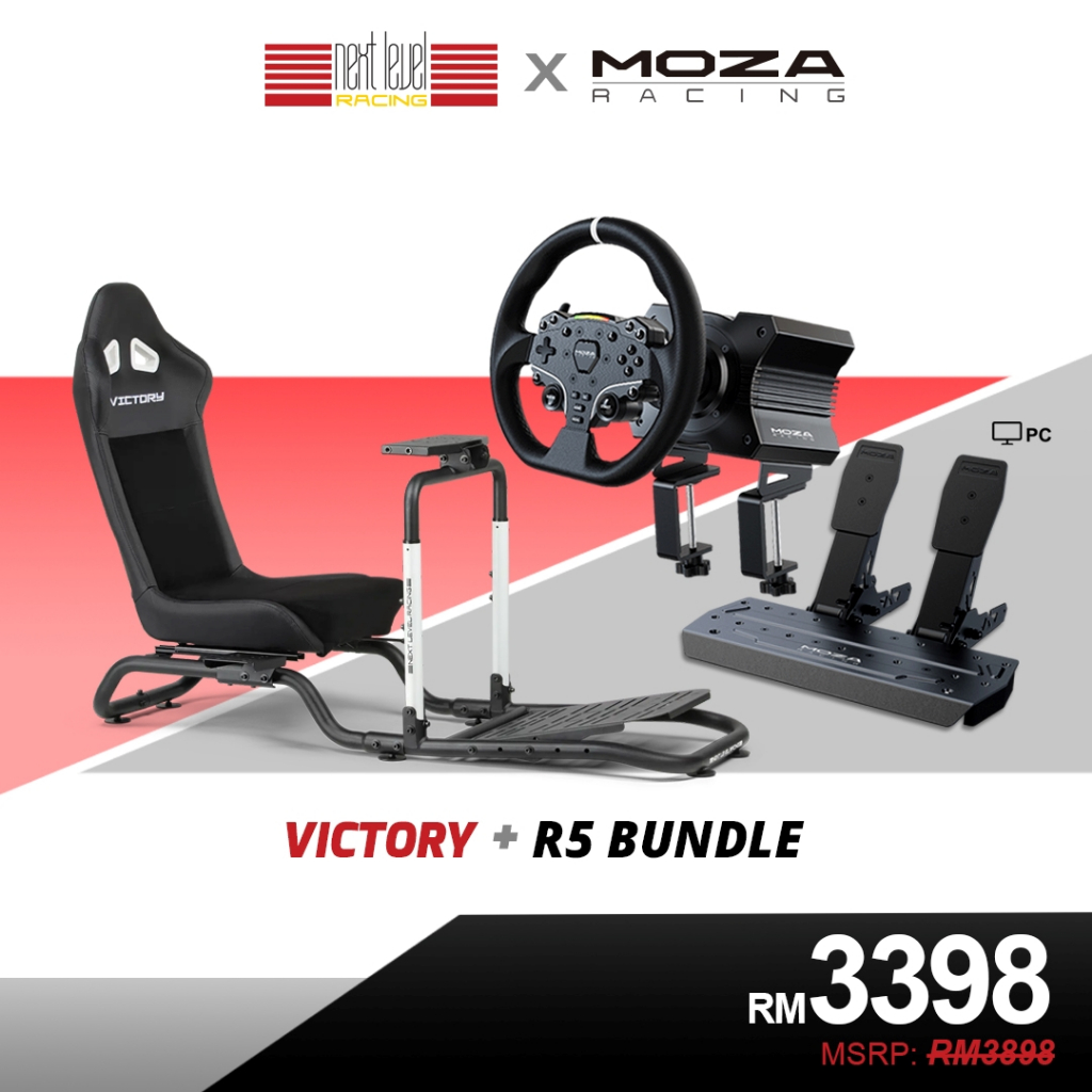 NEXT LEVEL RACING X MOZA RACING | R5 / VICTORY RACING COCKPIT | RACING ...