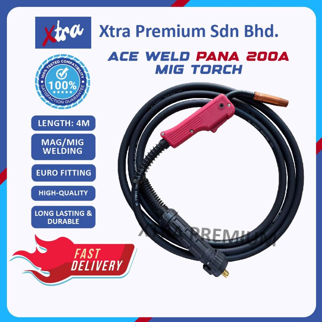 ACE WELD PANA 200A MIG TORCH (EURO FITTING) - COMPLETE SET | Shopee ...