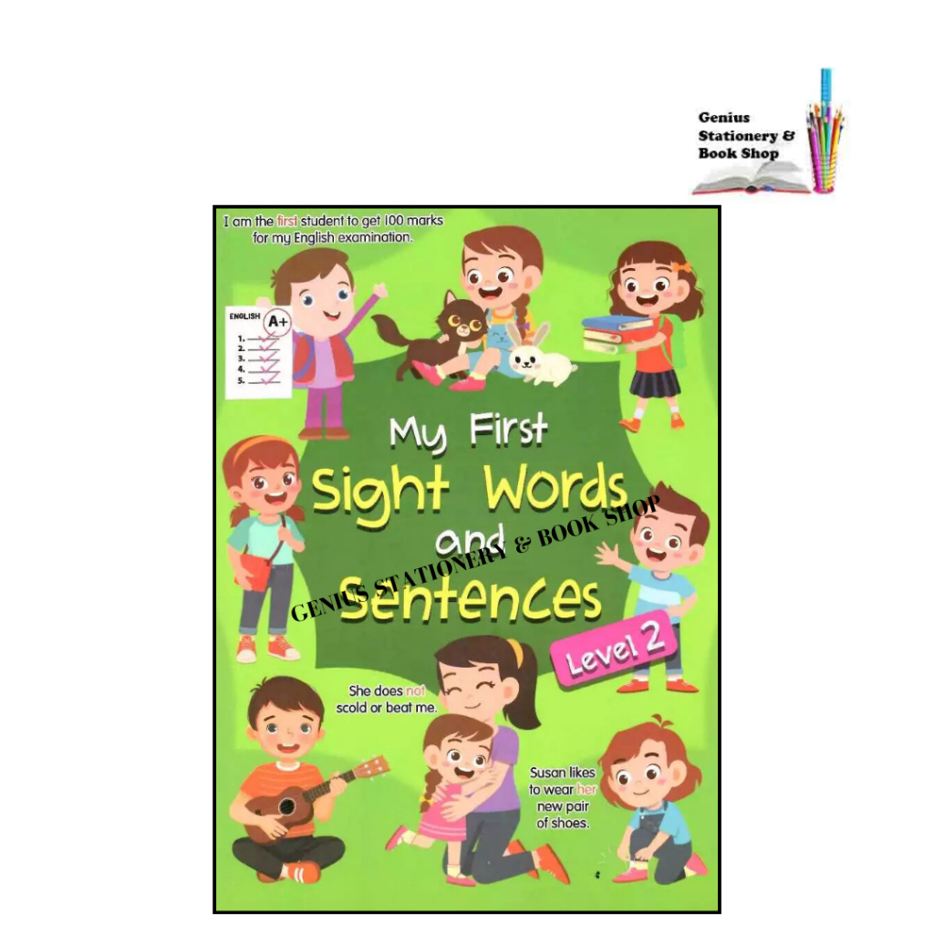 My First Sight Words and Sentences Level - 2 (Mind to Mind) | Shopee ...