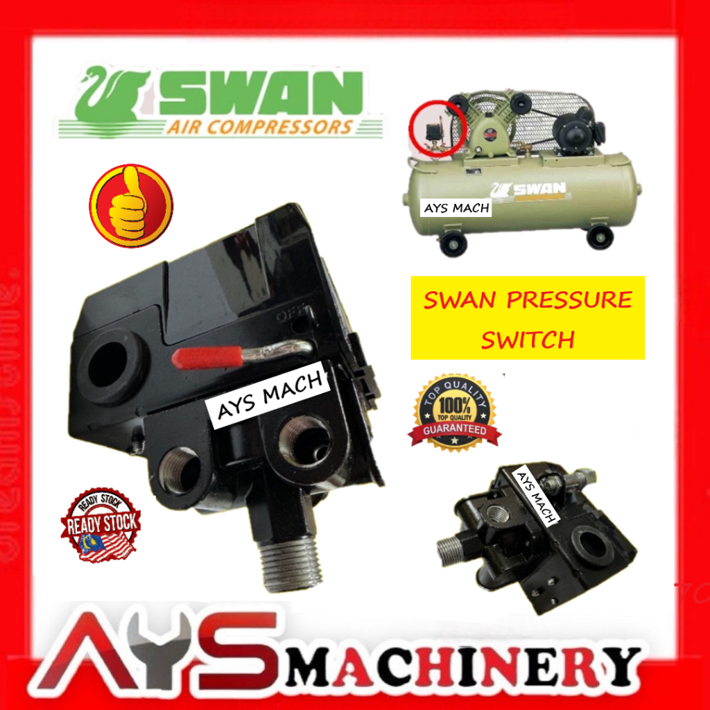 Swan Air Compressor Pressure Switch/SWAN SVP202 Air Compressor Control ...