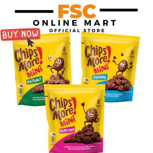 [FSC] Chipsmore Mini Cookies Handy Pack 24gm x 8pck | Shopee Malaysia