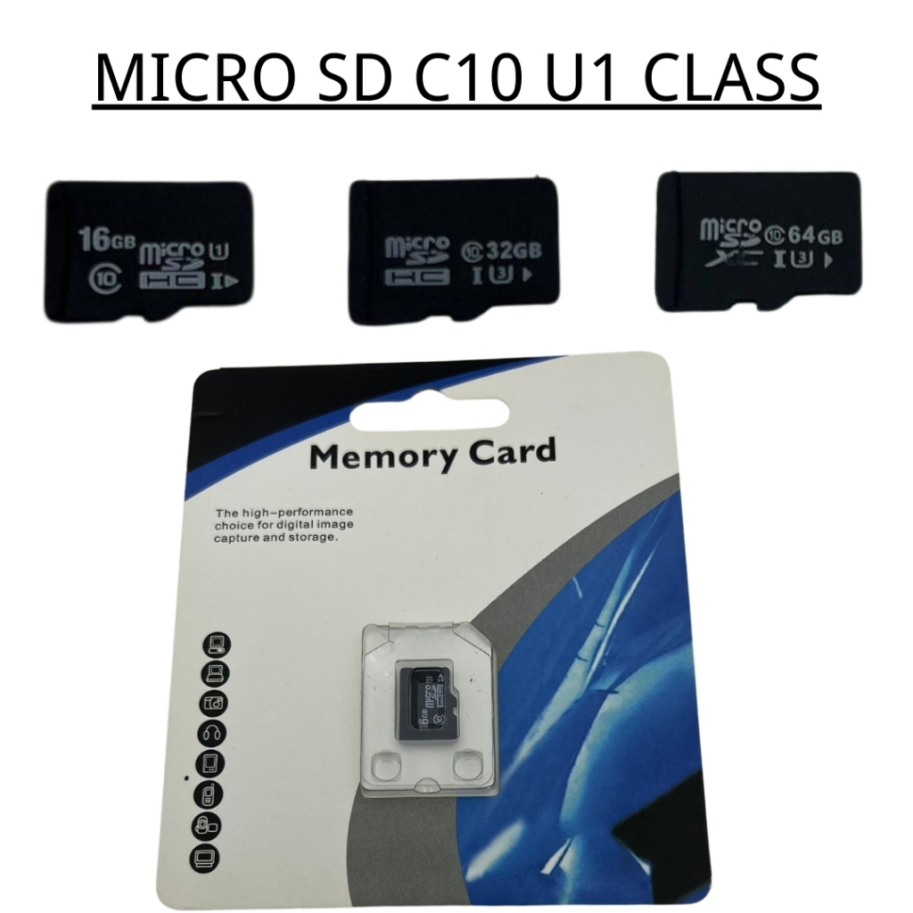 MEMORY CARD Exceria microSD without Adapter C10 U1 U3 CLASS (16GB 32GB ...