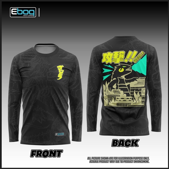 [Ready Stock] Tshirt GODZILLA (B) Sublimation / AG Baju GODZILLA ...