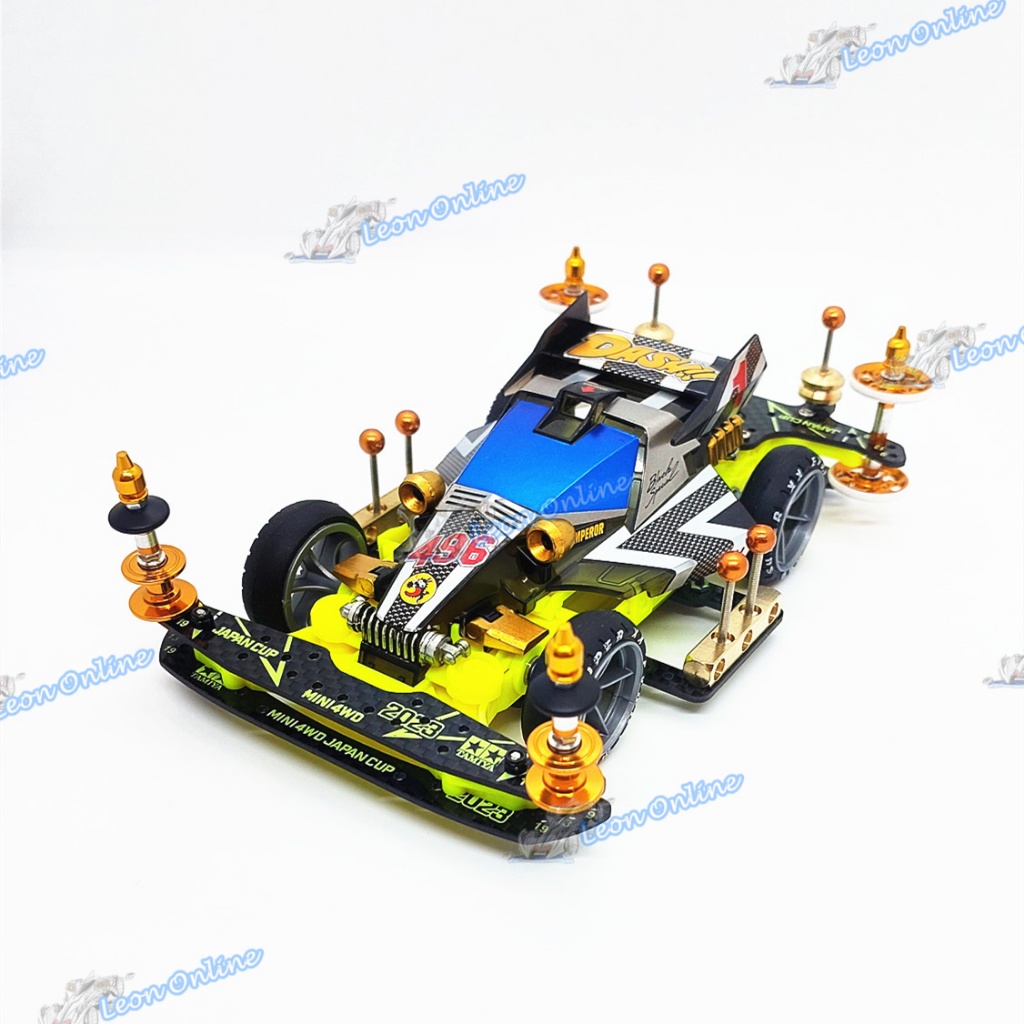 Tamiya Mini 4WD Dash 1 Emperor Black Special no.95296 MS Chassis Custom ...