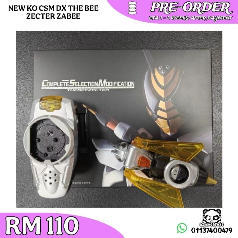 PREORDER NEW KO DX CSM The Bee Zabee Kamen Rider Kabuto | Shopee Malaysia