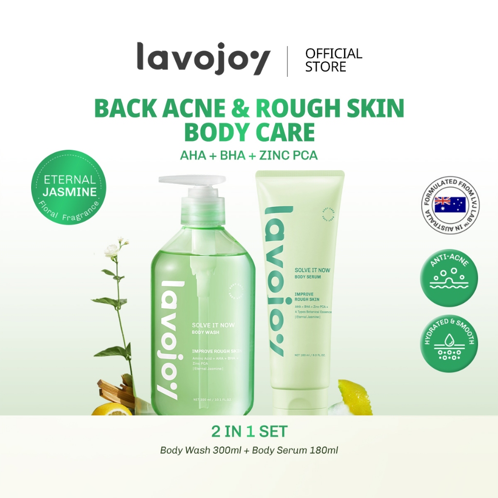 [NEW | Bundle] lavojoy Solve It Now Body Wash + Body Serum 2in1 Set ...