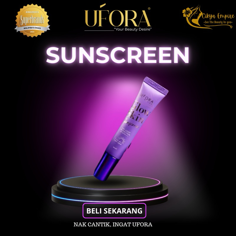 SUNSCREEN UFORA SPF 50/PA+++ - ORIGINAL(NEW PACK) | Shopee Malaysia