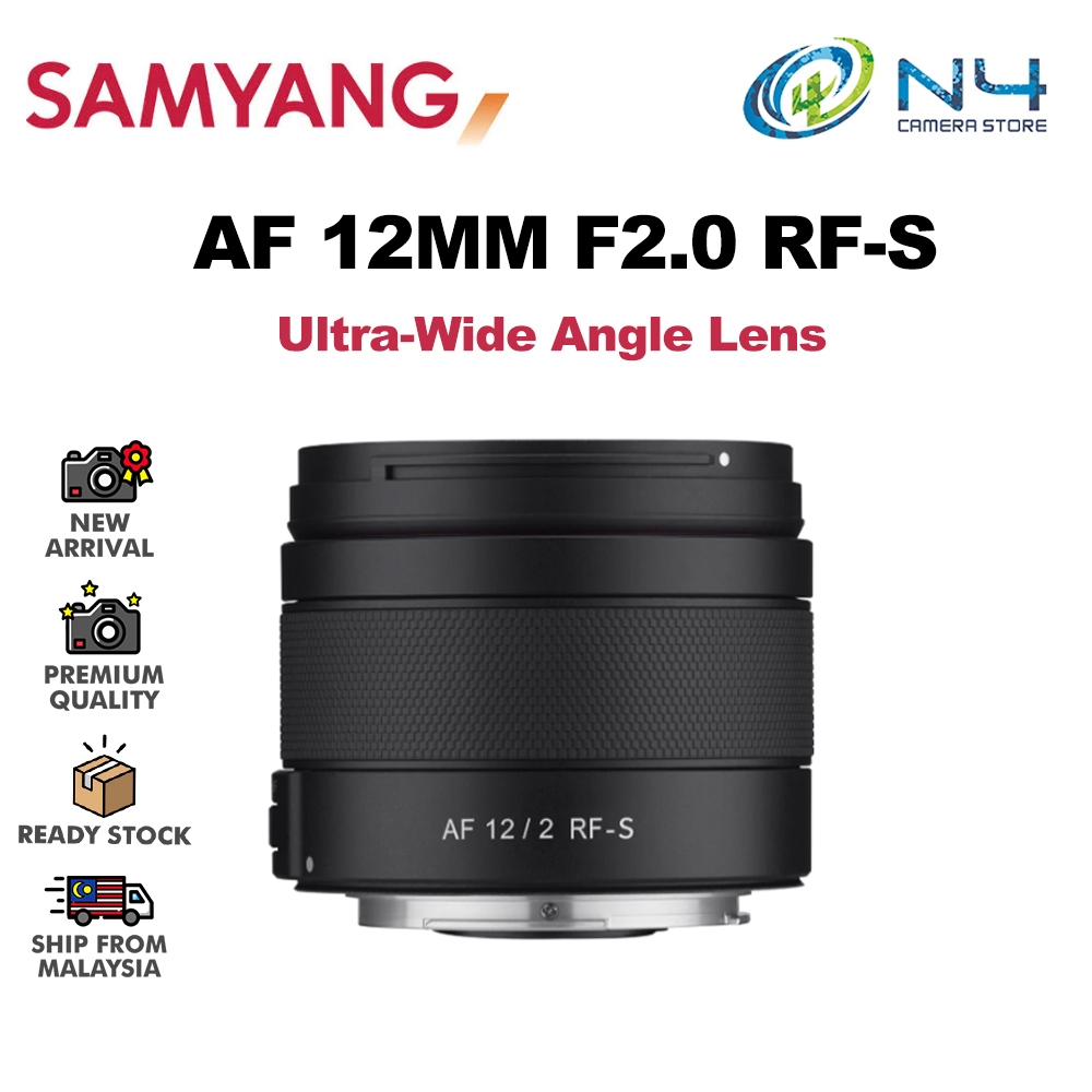 SAMYANG AF 12mm F2.0 RF-S Ultra-Wide Angle Lens (Canon RF-S) | Shopee Malaysia