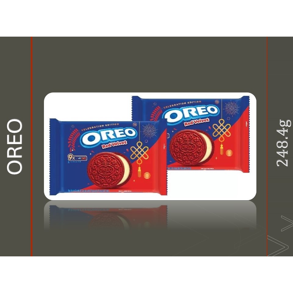 OREO Red Velvet Sandwich Cookie Multipack 9x27.6g | Shopee Malaysia