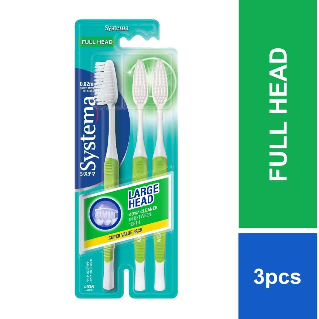 Systema Toothbrush Super Value Pack 3s Full Head | Shopee Malaysia