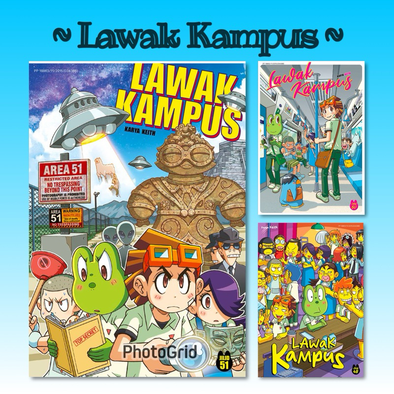 Gempak Starz - Lawak Kampus Jilid 40 - 51（ Edisi Bahasa Melayu ) Komik ...