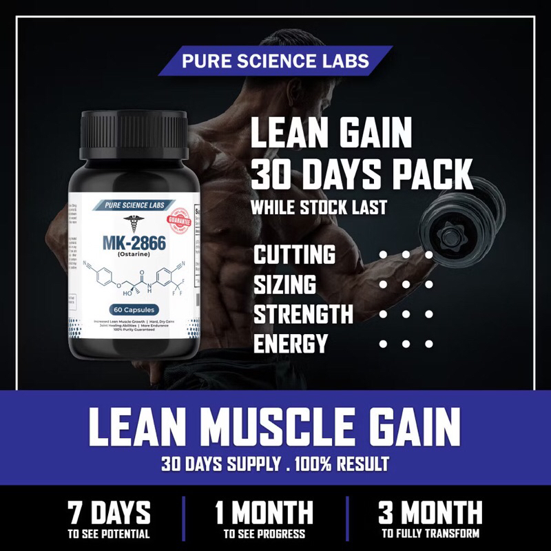 SARMs Pure Science Labs MK2866 Fat Burner, Fat Loss, Weight Loss ...