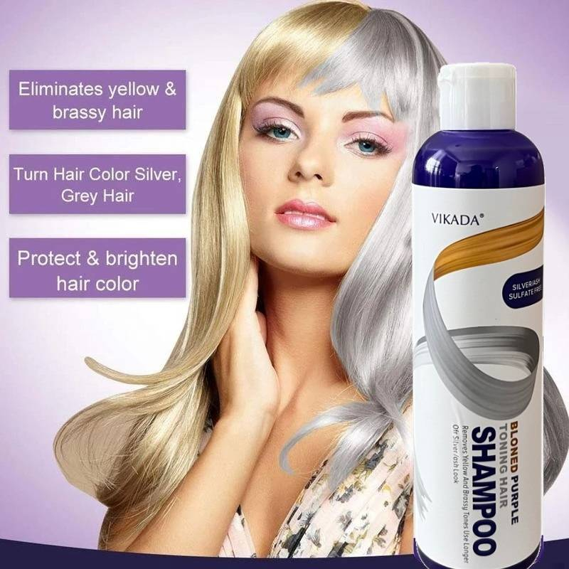 Style & Care Silver Shampoo, Anti Yellow Tint Shampoo for Grey, Lightly ...