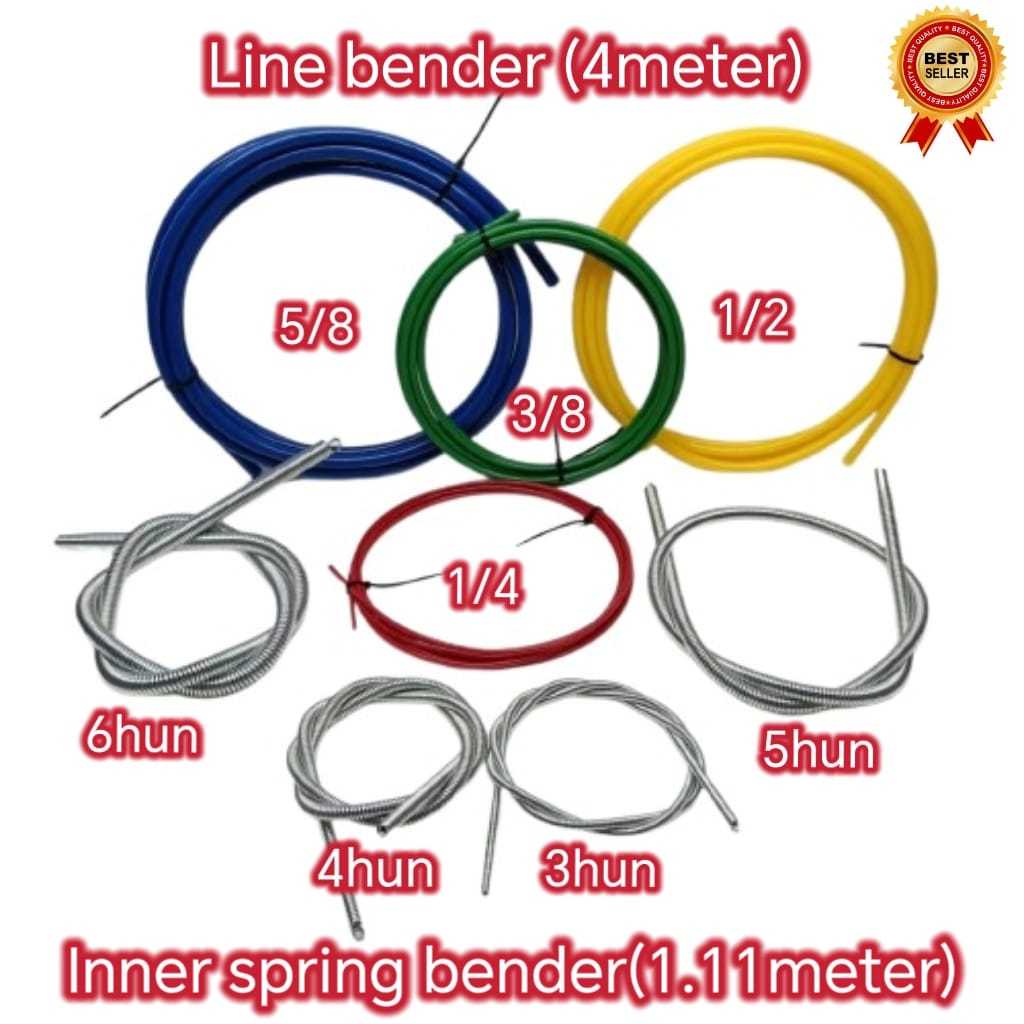 Inner Spring Bender [4meter / 1meter] Aircond Copper Pipe line bender 3 ...
