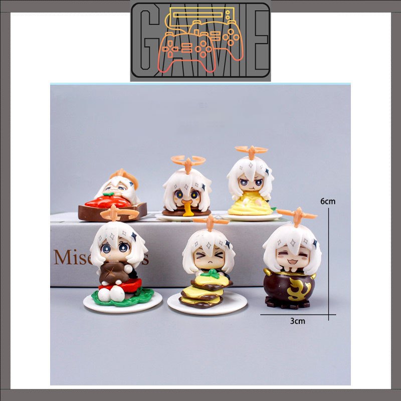 Genshin Impact Paimon Anime Action Figure PVC Toys Cute Dolls Room ...