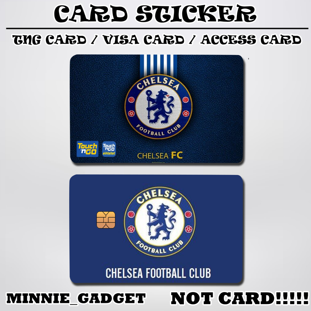 [ CHELSEA Football Team ] Touch n Go Card Sticker Cover TNG / MASTER ...
