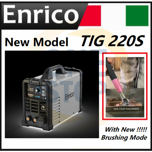 ENRICO TIG220S TIG WELDING MACHINE Full Set [ 3 IN 1, TIG & MMA ...