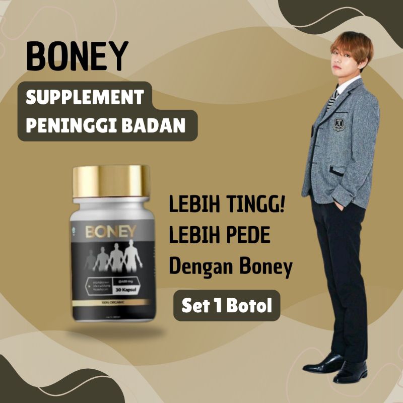 BONEY CAPSULE UBAT TINGGI ORIGINAL HQ HEIGHT BOOSTER SUPLEMEN ...