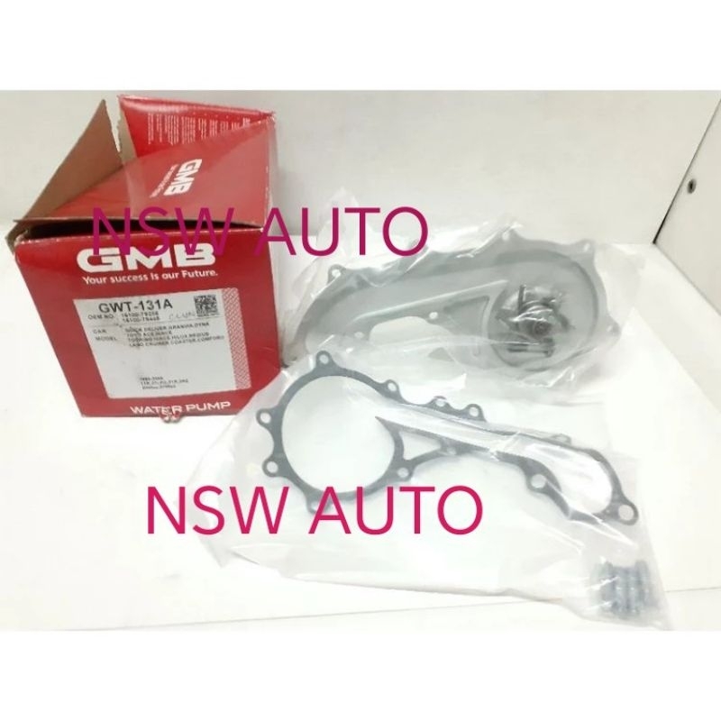 Toyota Innova TGN40 Prado RZJ95 Petrol water pump GMB | Shopee Malaysia
