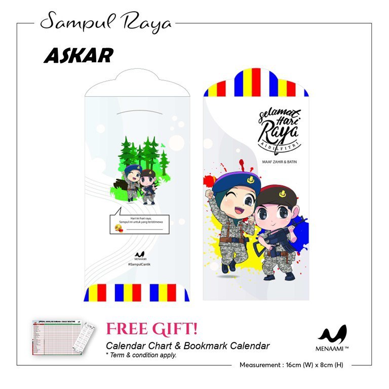 [ OFFICIAL ] ASKAR TENTERA SAMPUL RAYA 2025 ANGPAO CANTIK MONEY PACKET SAMPUL DUIT LEFTENAN # ...
