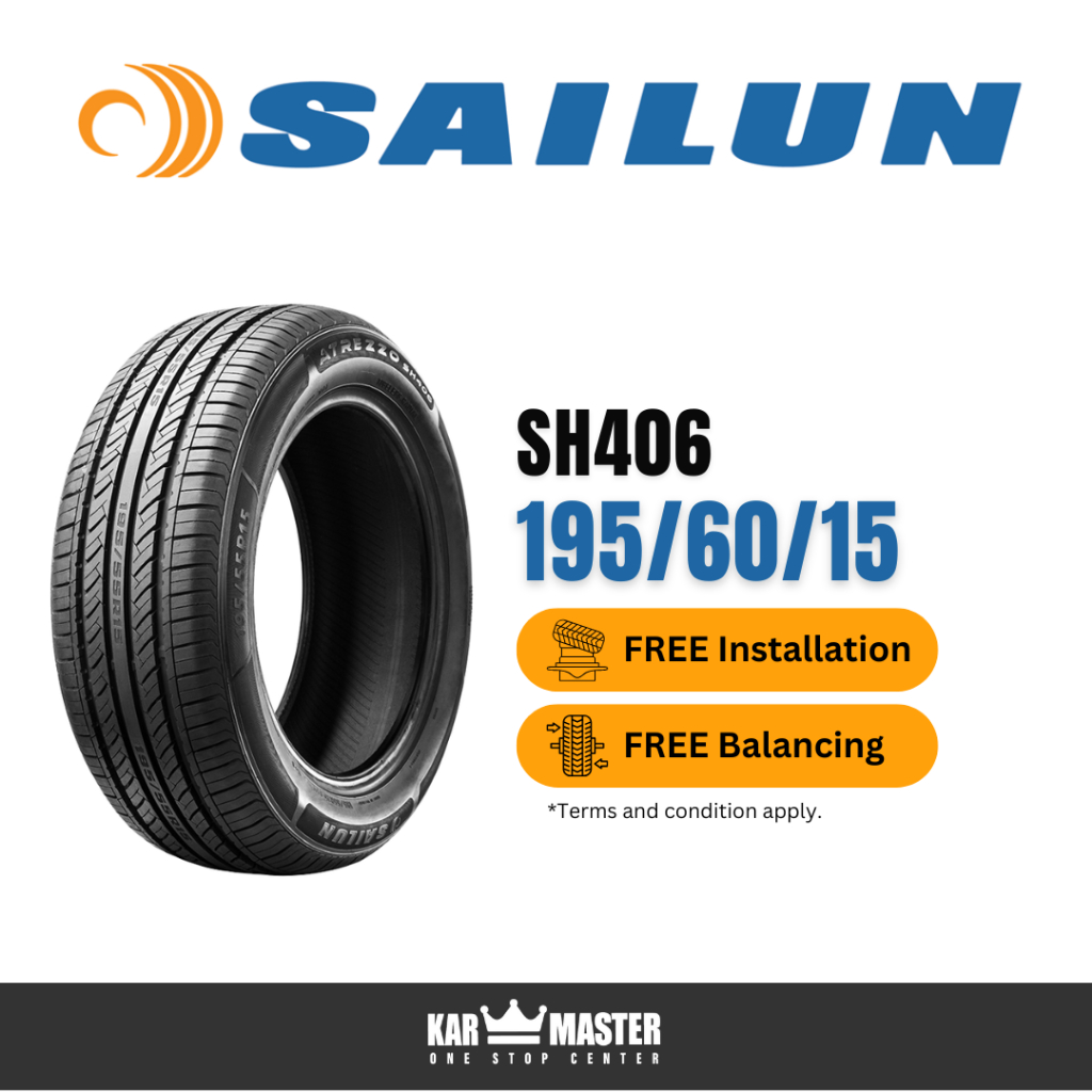 195/60/15 Sailun SH406 (With Installation) | Shopee Malaysia