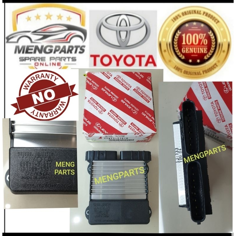 ORIGINAL TOYOTA HILUX VIGO KUN25 KUN26 HIACE KDH200 ECU DRIVER INJECTOR ...