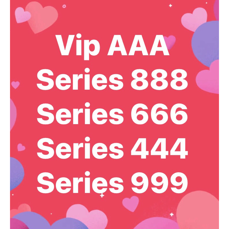 Vip AAA Series Limited Time Super Number | Shopee Malaysia