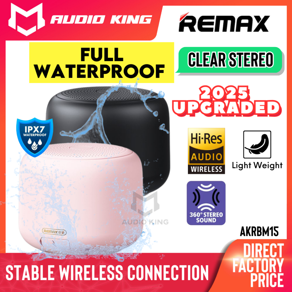 REMAX High Quality Bluetooth Super Bass Mini Stereo Speaker Portable ...