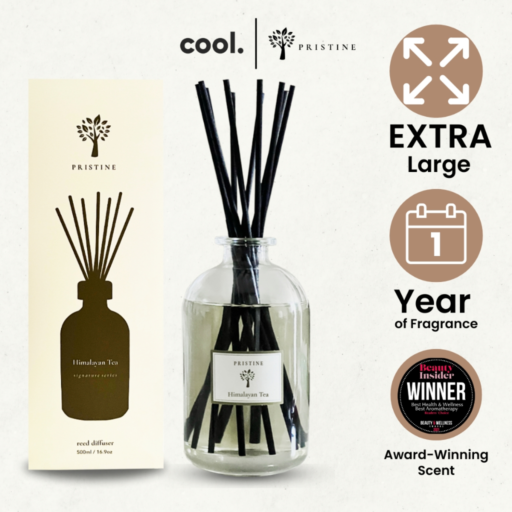 Pristine Reed Diffuser | Himalayan Tea | Signature | Essential Oil ...